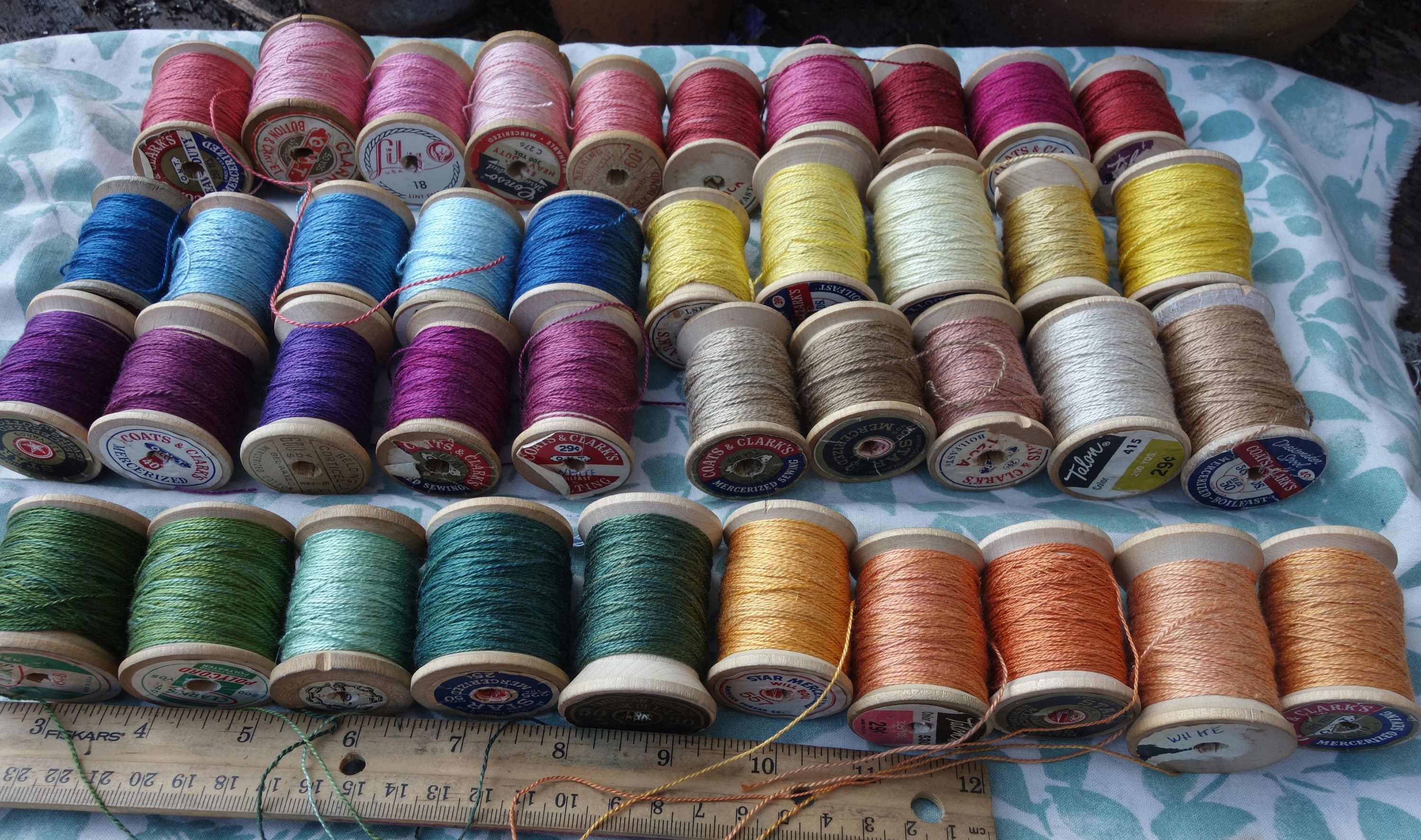 Naturally Dyed Silk Embroidery Thread 20 Yards Each Indigo | Etsy