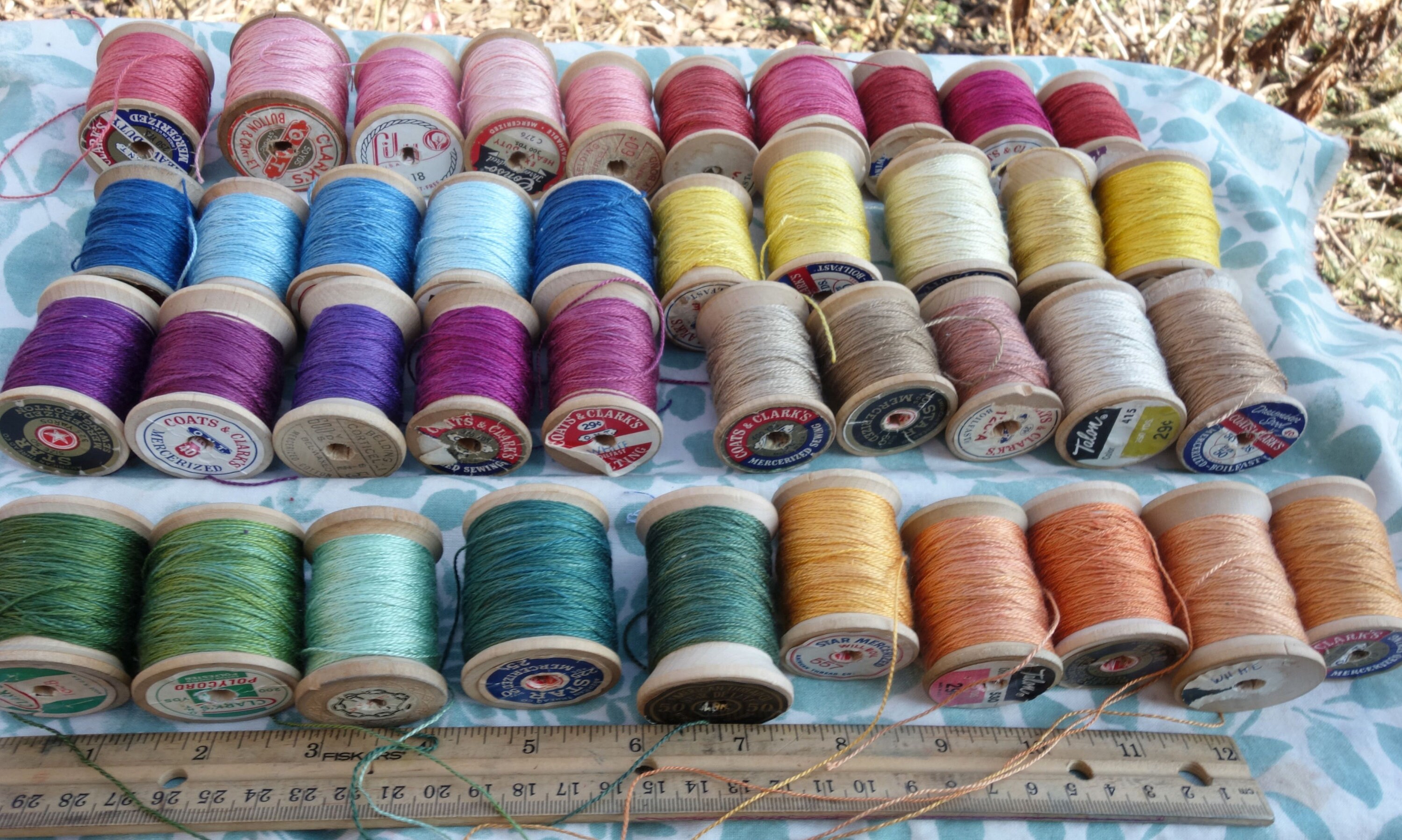 Naturally Dyed Silk Embroidery Thread 20 Yards Each Indigo | Etsy