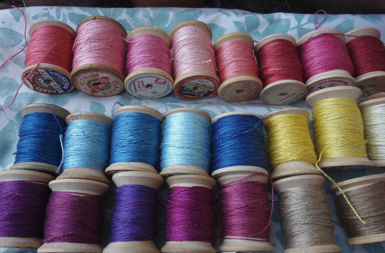 Naturally Dyed Silk Embroidery Thread 20 Yards Each Indigo | Etsy