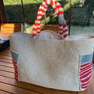 Handwoven Large Straw Tote Bag | Boho Beach Bag - Etsy