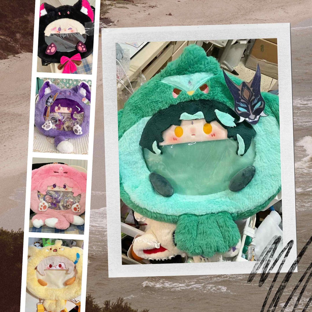 Itabag DIY Anime Enamel Pin Board Display Cat Chain Crossbody Small ...