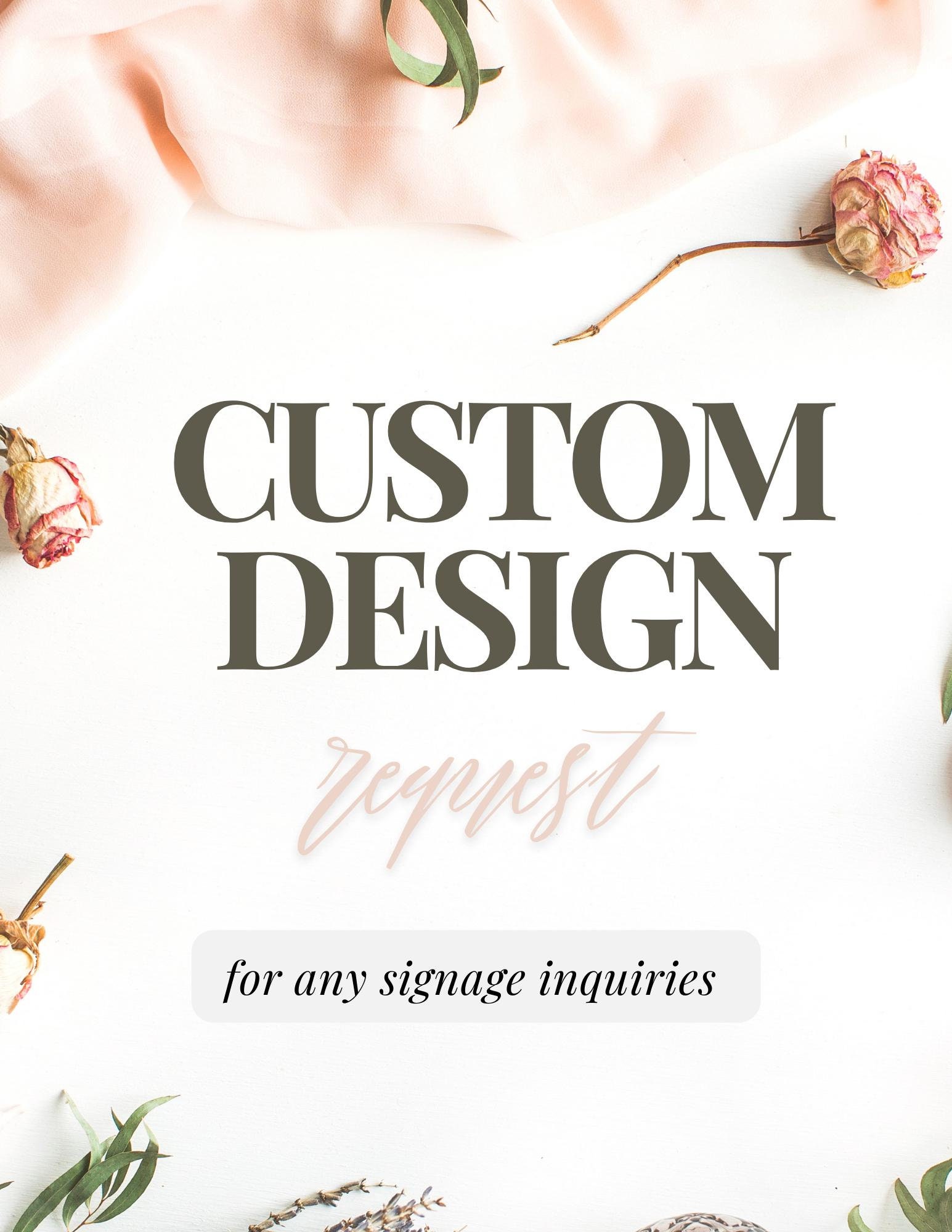 Custom Design Request - Etsy
