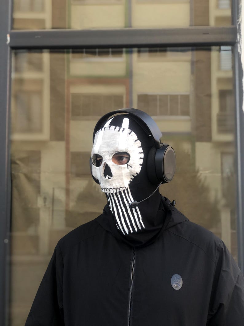 Ghost Mask Desert Cosplay-airsoft Tactical Skull-halloween Cosplay - Etsy