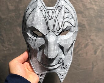 Jhin Mask - League of Legends - Etsy