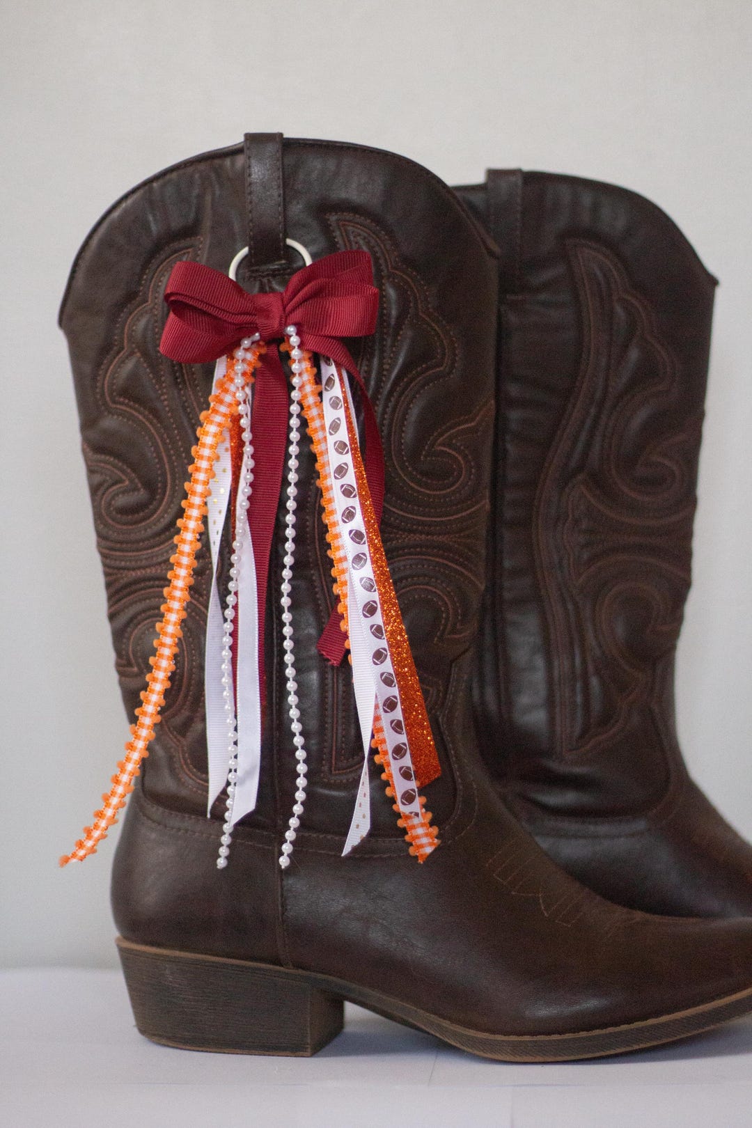 Virginia Tech Gameday Boot Bows - Etsy