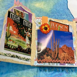 Desert Altered File Folder Junk Journal, Chunky Arizona/desert ...