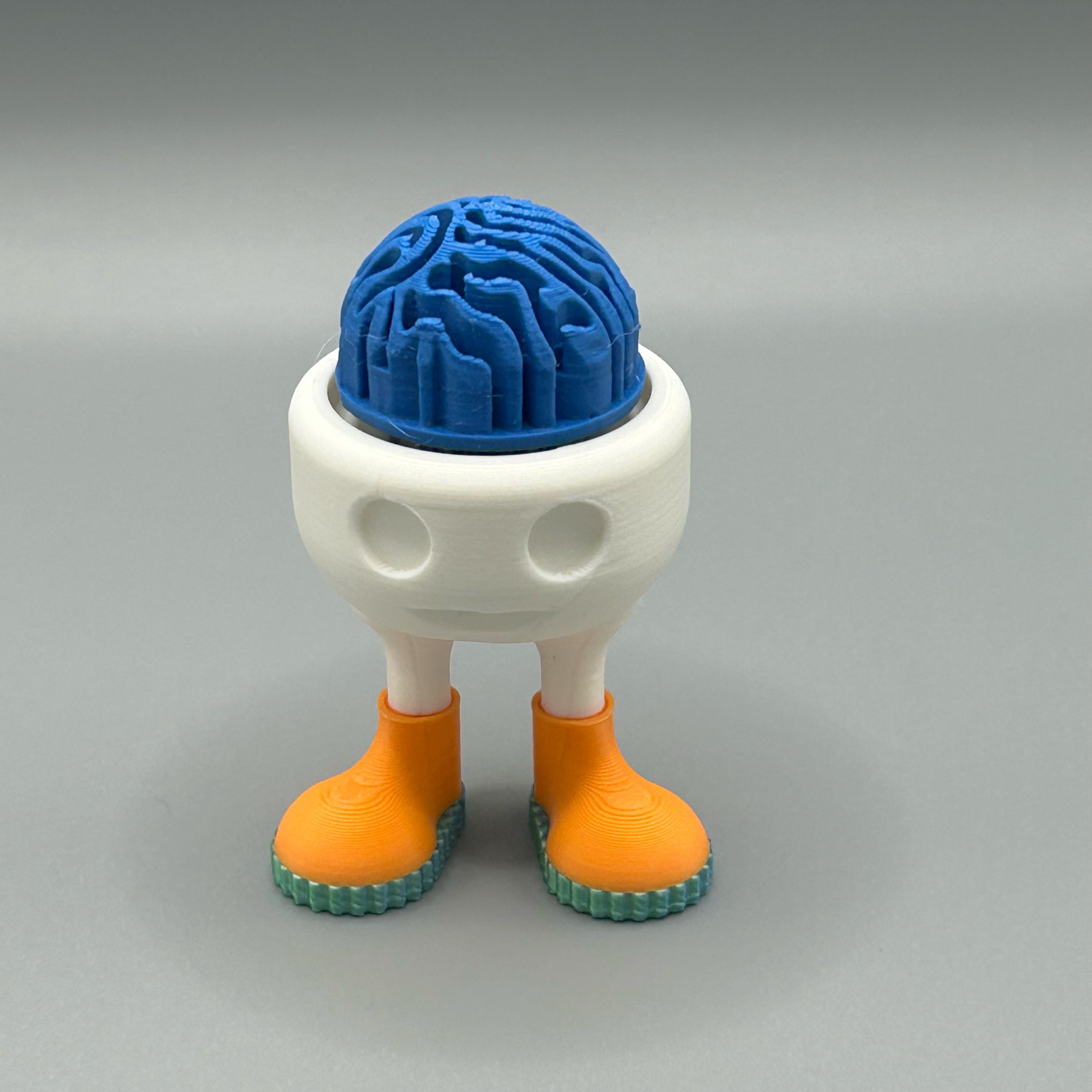 Brain Bot Fidget – 3D Printed Unique Design With Satisfying Click! - Etsy