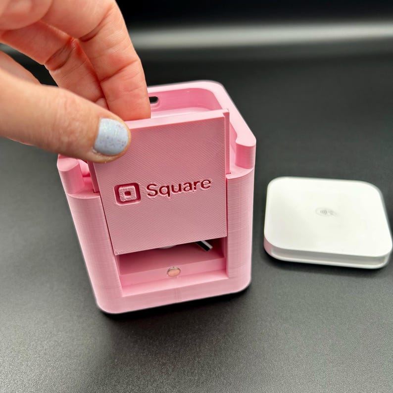 Square Reader (gen 2) Holder With Cord Port and Cord Storage - 3D ...
