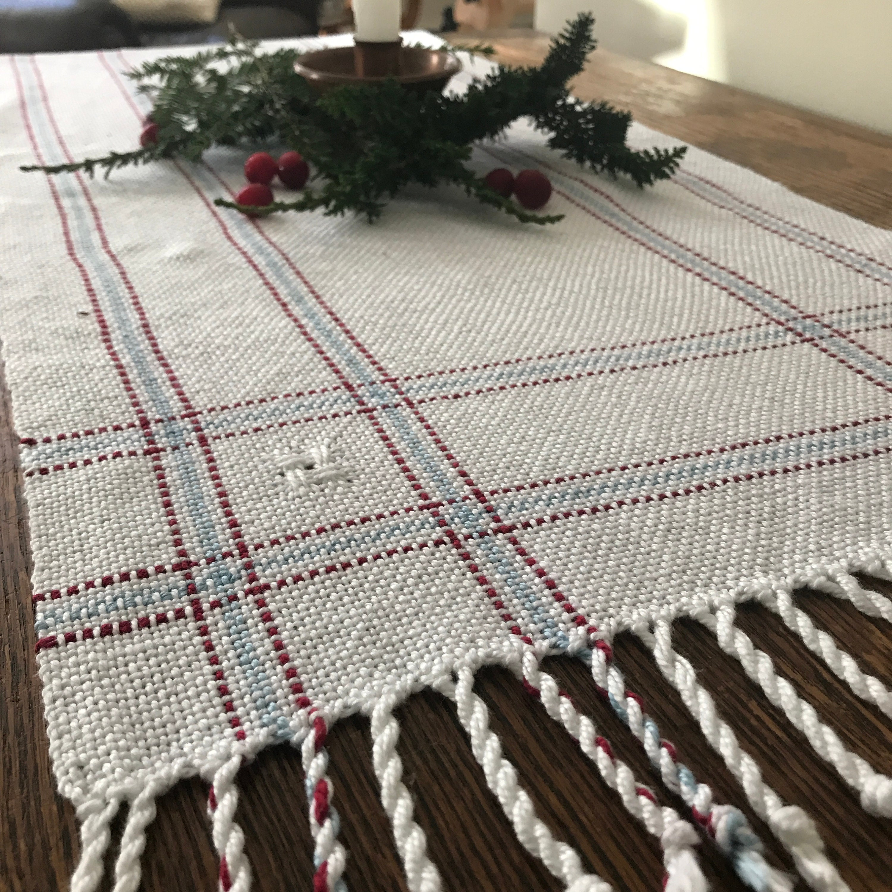 Lacy Windows Table Runner Weaving PATTERN. PDF Instant Download Pattern ...