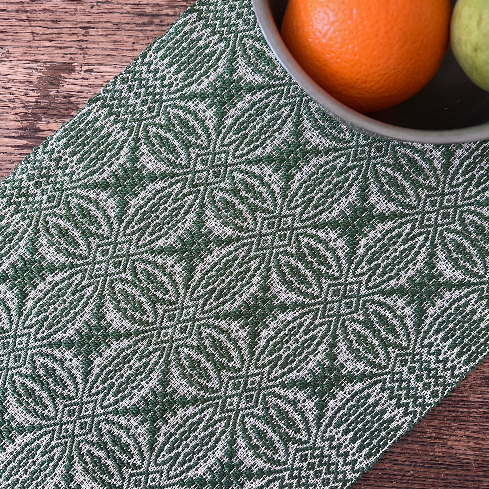 Mary Ann Ostrander Overshot Table Runner Weaving PATTERN. PDF Instant ...