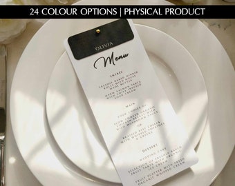 Sample Wedding Invitation With Guest Name Tag RSVP Matte Finish Gold ...