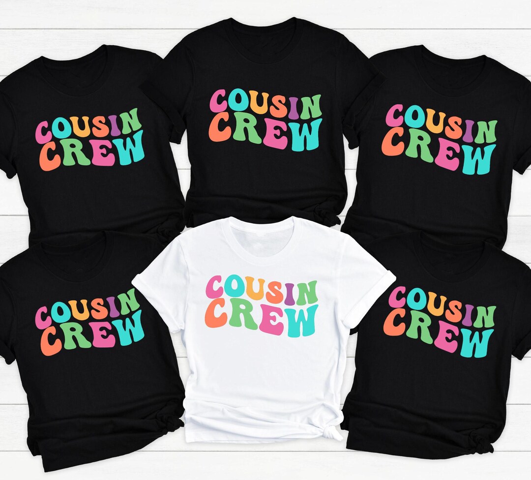 Cousin Crew T-shirt, Matching Cousin Shirt, Family Trip T-shirt, Cute Cousin Shirt, Family ...