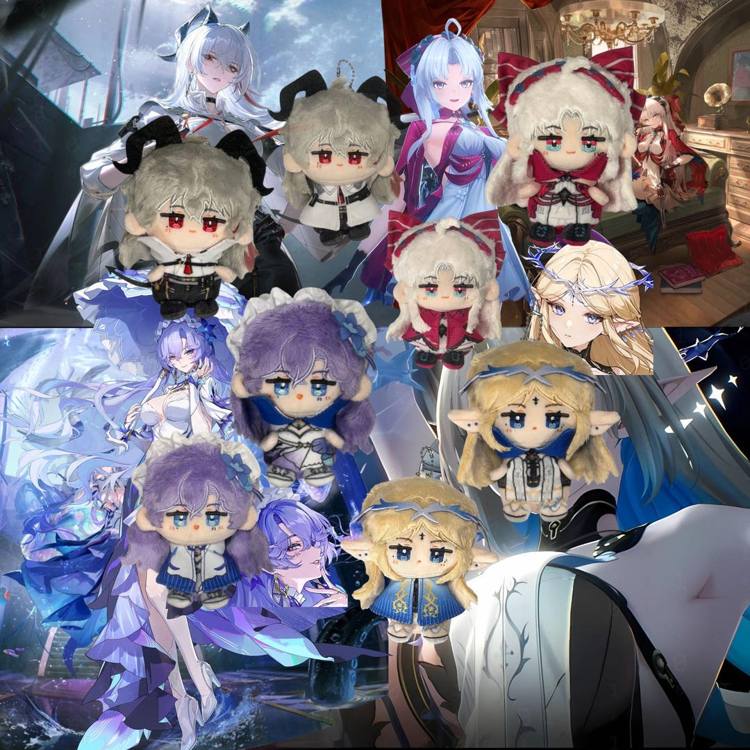 Wuwa Cartethyia Plushie Wuwa Cantarella Plushie Wuwa Zani Plushie Wuwa ...