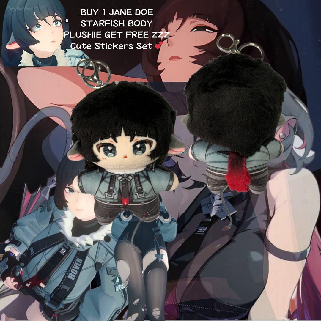 Starfish ZZZ Jane Doe Plushie Zzz Jane Plushie Zenless Zone Zero ...