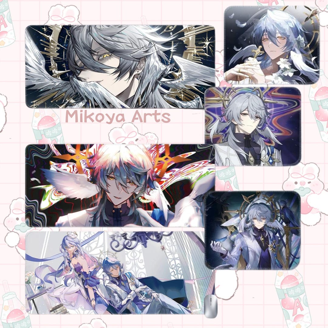 Hsr Sunday Mousepad, Honkai Star Rail Sunday HSR Mousepad, Honkai Star ...