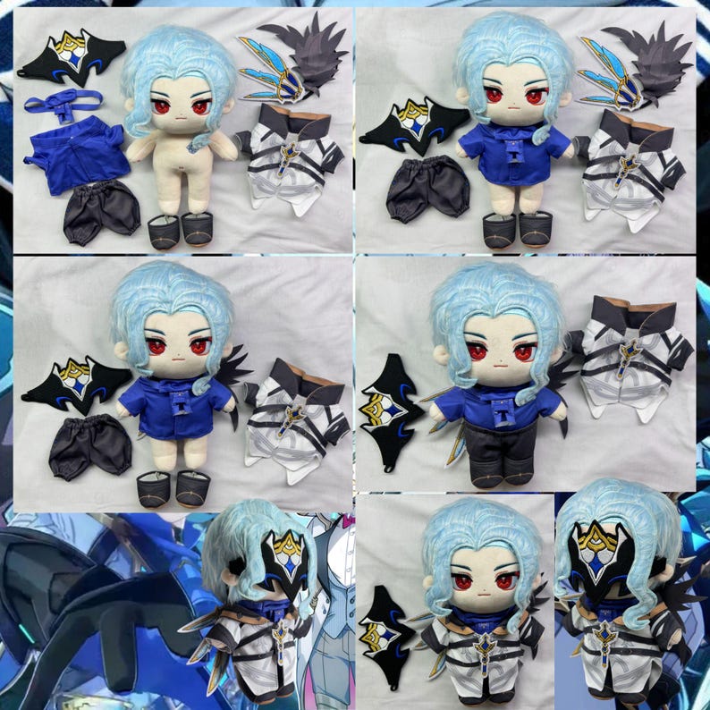 Genshin Big Dottore Plushie 20cm 8 Inch Genshin Impact Dottore Plushie ...