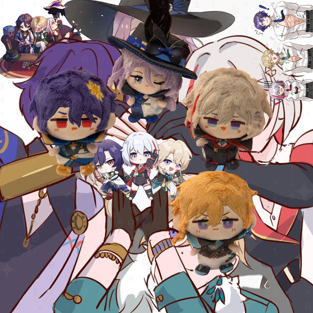 HSR Peluche aventurine HSR Jade doudou honkai star rail hsr Topaz ...