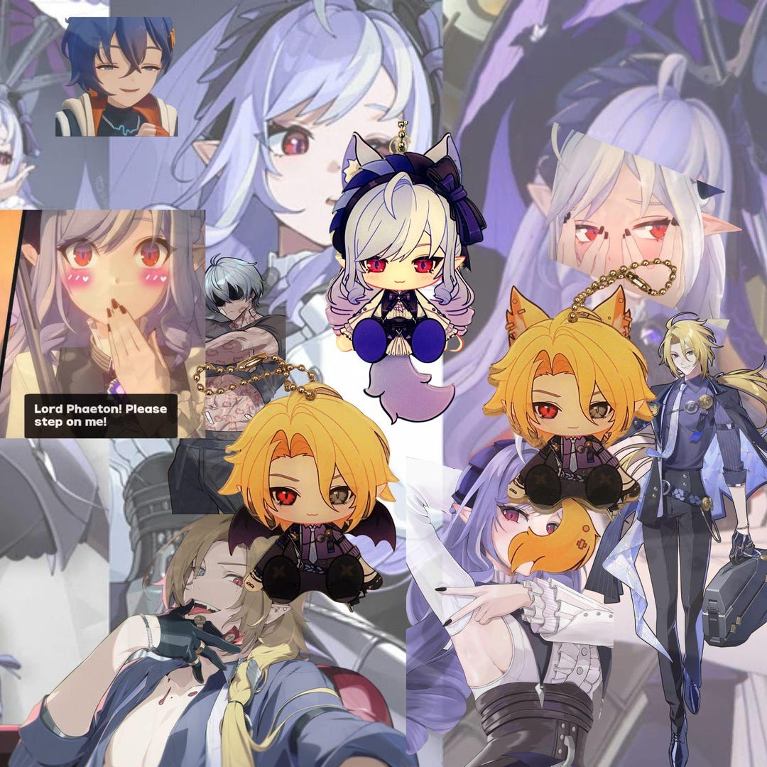 ZZZ Hugo Vlad Vivian Keychain Zzz Keychain Zenless Zone Zero Vivian ...