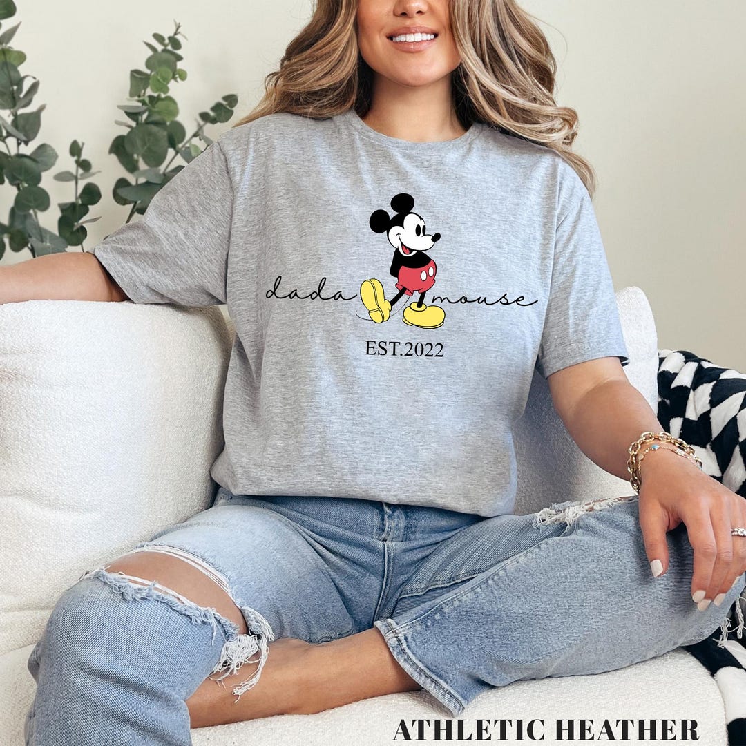 Disney Mickey Dada Mouse Shirt, Custom Disney Fathers Day Shirt, Disney ...