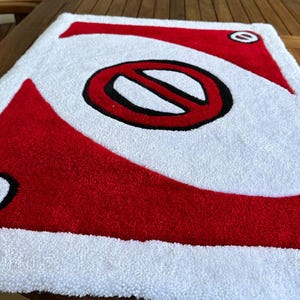 Uno Reverse Card Tufted Rug | Playful Game-inspired Decor | Handmade - Etsy