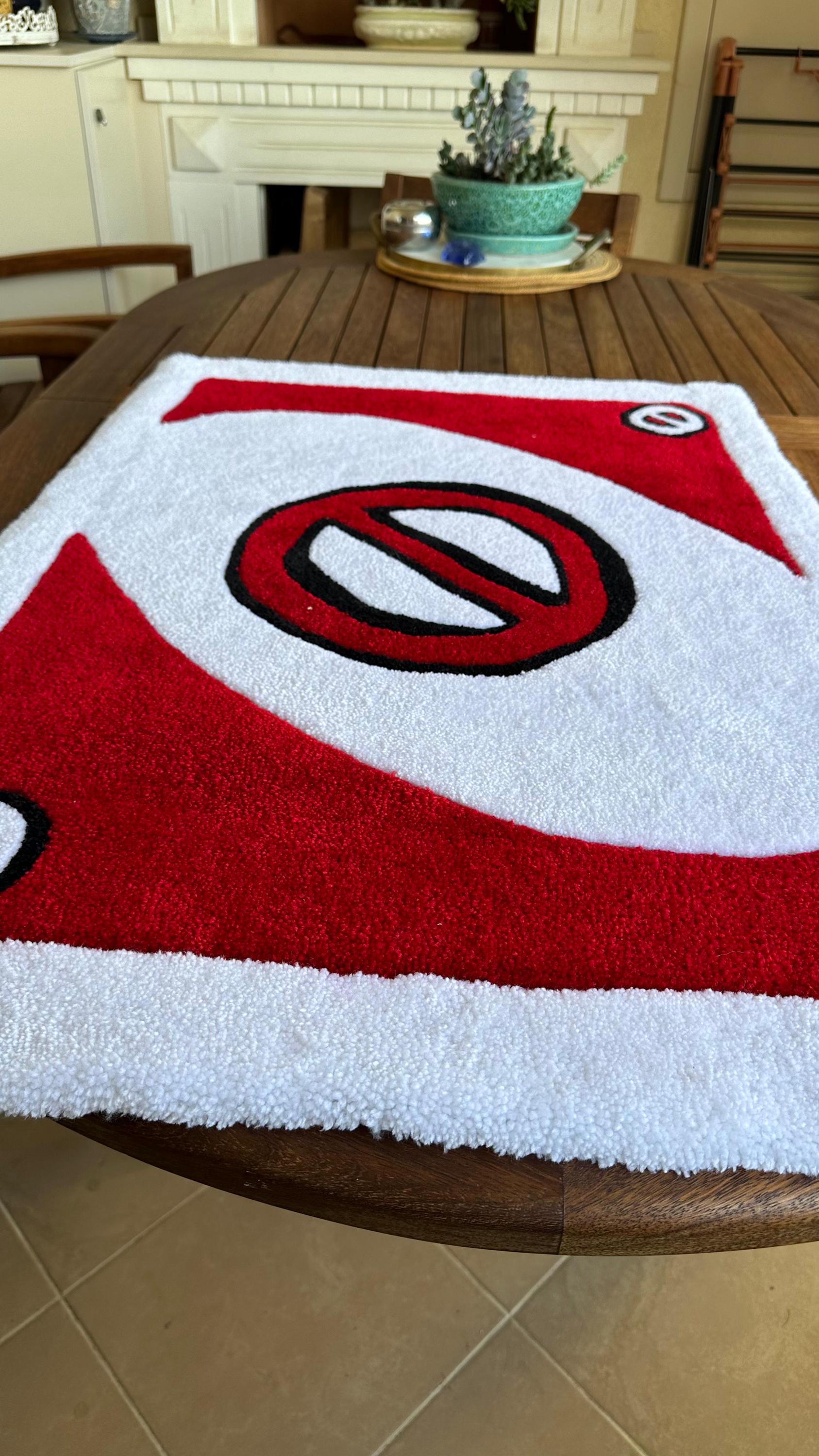 Uno Reverse Card Tufted Rug Playful Game-inspired Decor Handmade - Etsy