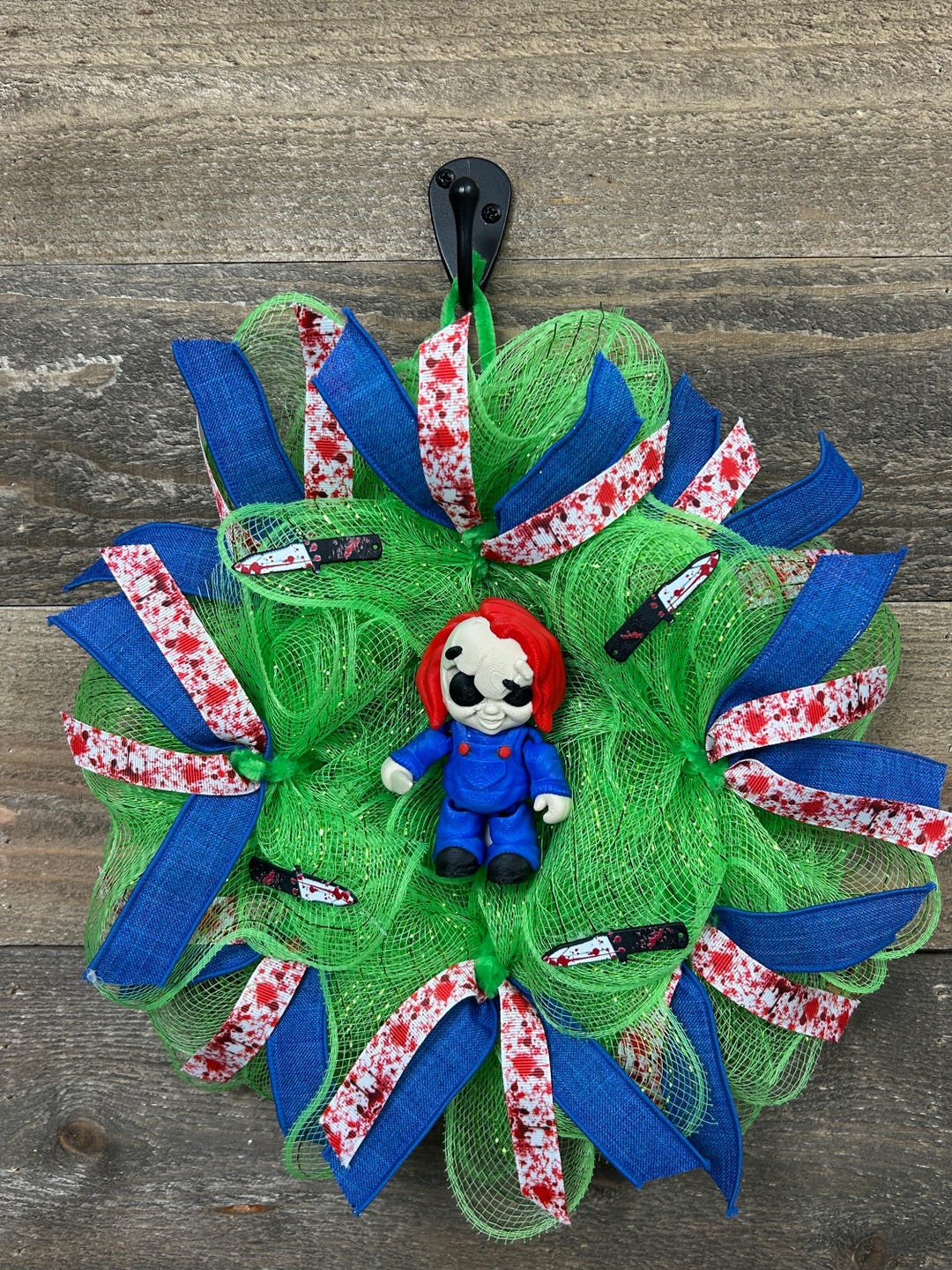 Chucky Horror Wreath: Child's Play Mini Gothic - Etsy