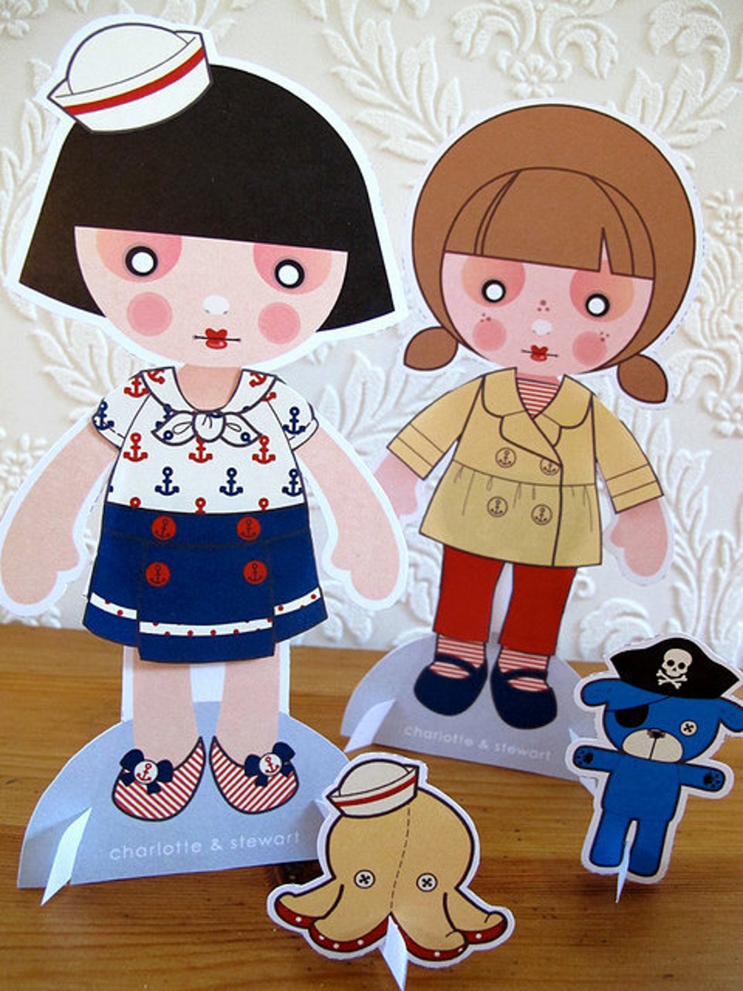 Printable PDF - Sailor Paper Dolls - Etsy