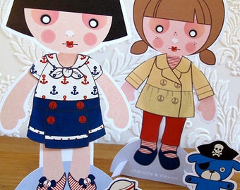 Printable PDF - Zombie Paper Dolls - Etsy