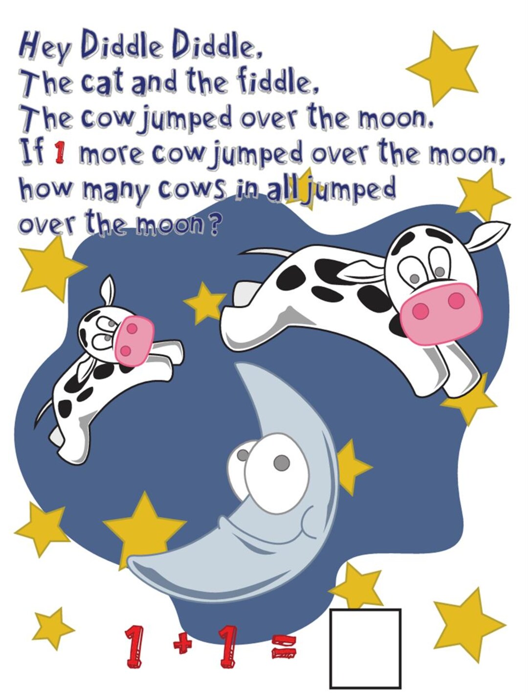 Preschool Nursery Rhyme Addiction and Subtraction Learning Pages - Etsy