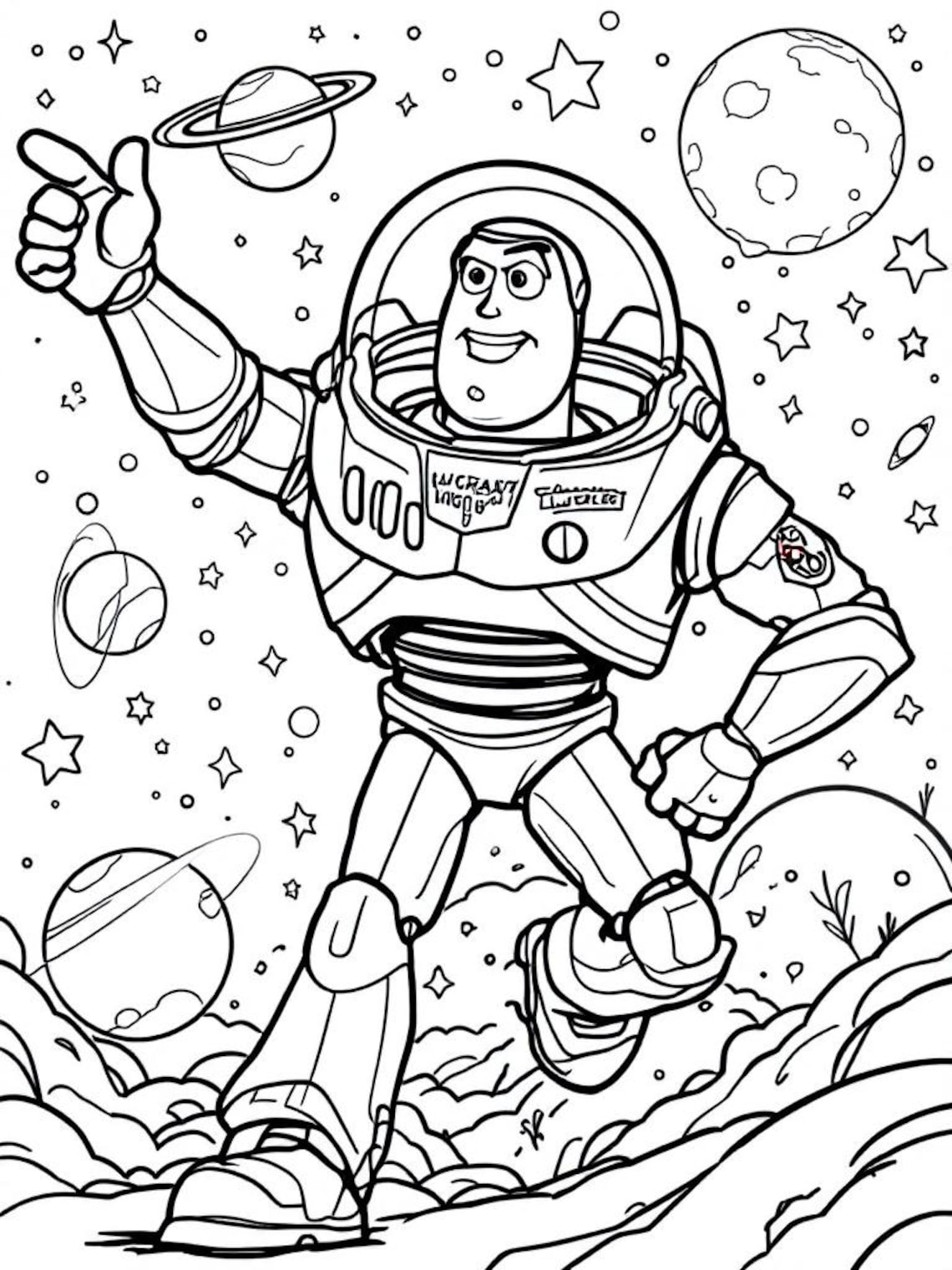100 Toy Story-inspired Art Coloring Pages - Etsy