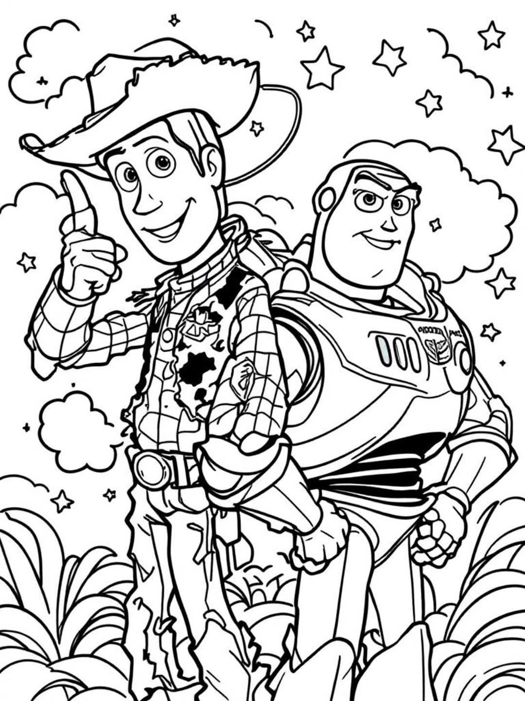 100 Toy Story-inspired Art Coloring Pages - Etsy