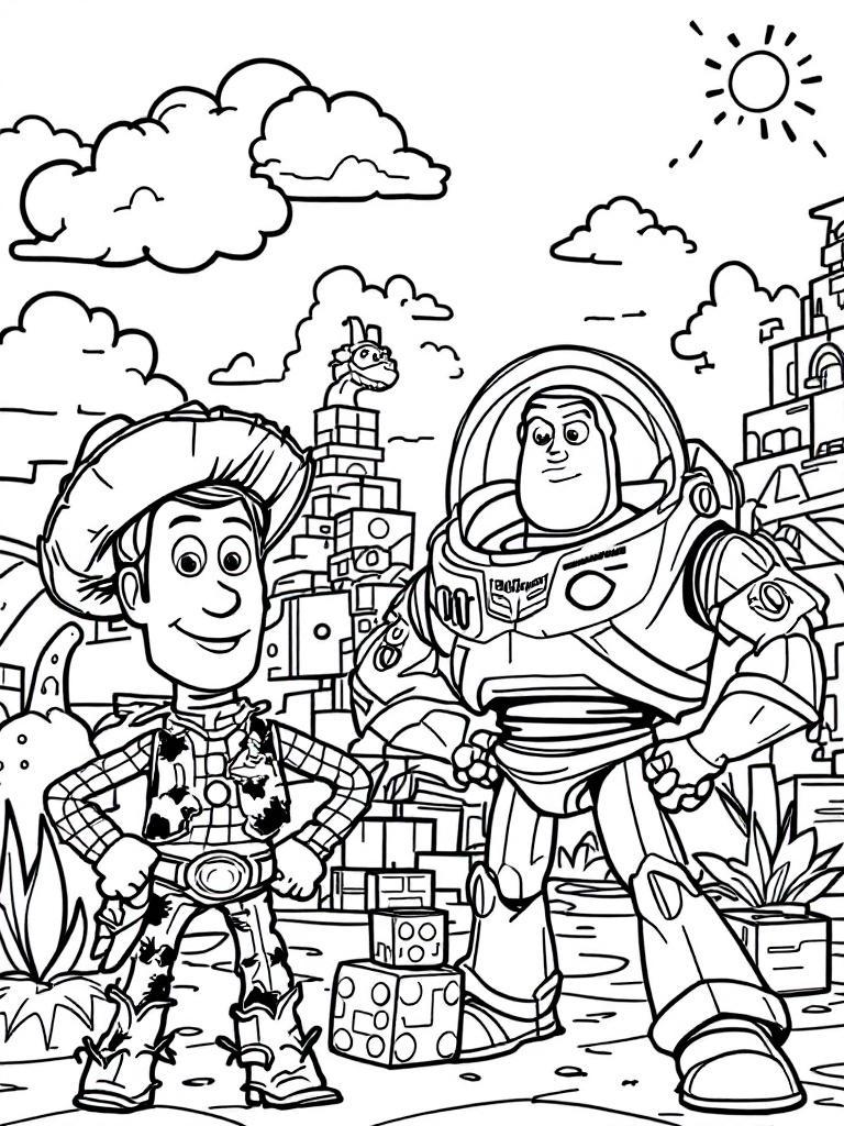 100 Toy Story-inspired Art Coloring Pages - Etsy