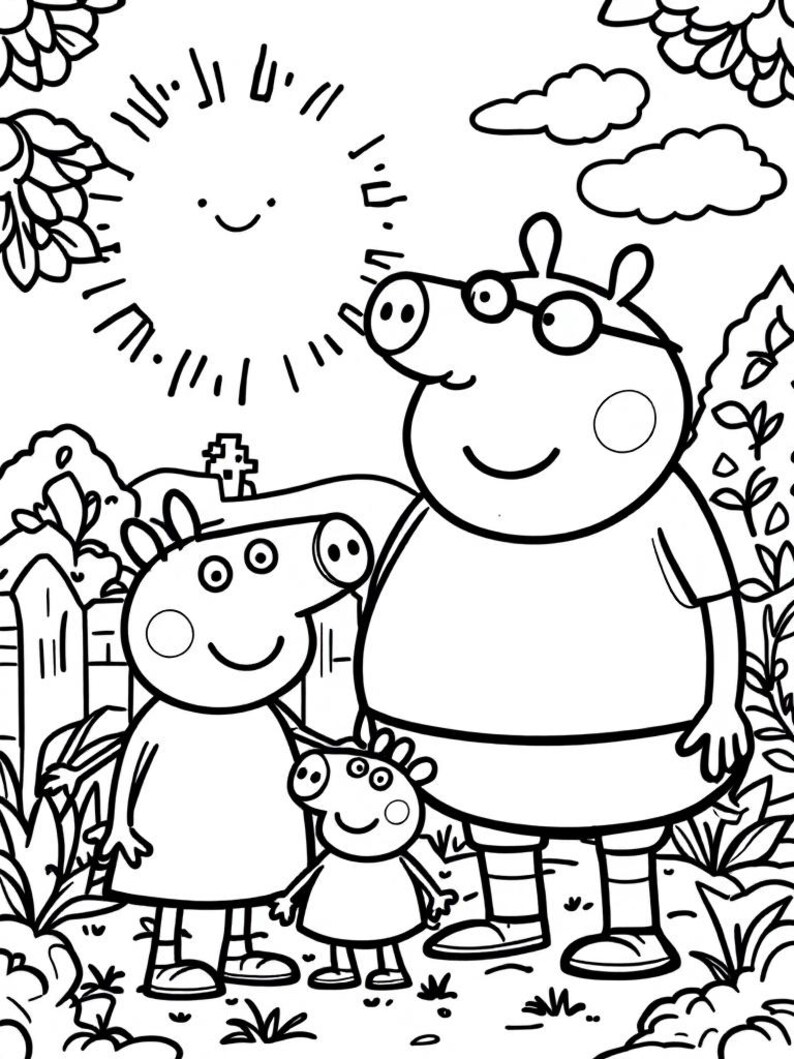 Peppa Pig Themed Inspired Designs- Jpeg - Etsy Australia