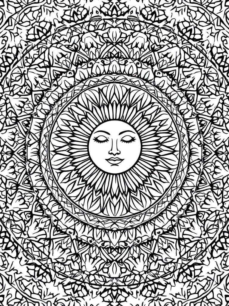 Mandala 20 Coloring Pages Downloadable - Etsy
