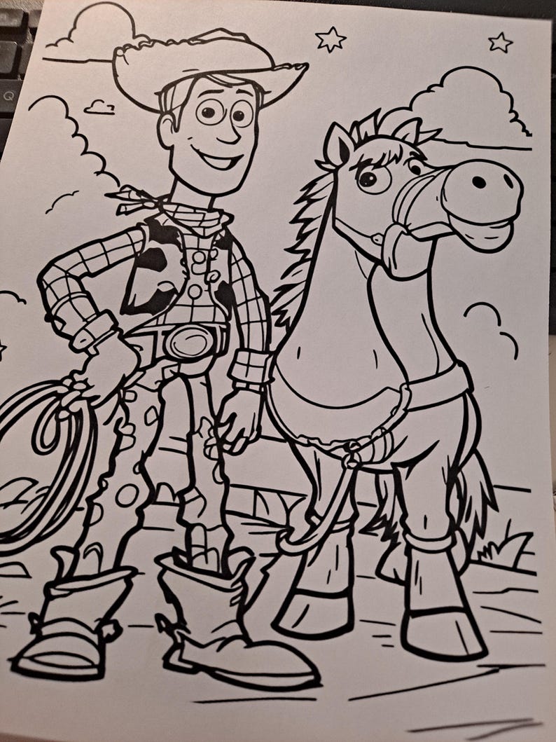 100 Toy Story-inspired Art Coloring Pages - Etsy