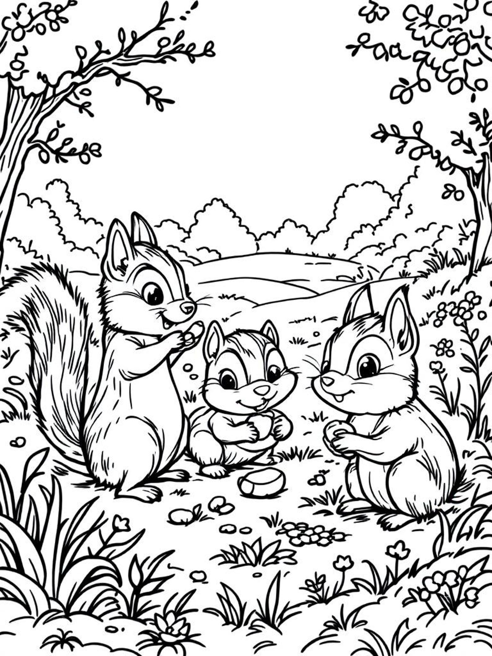 100 - Kids Animal Coloring Pages - Etsy