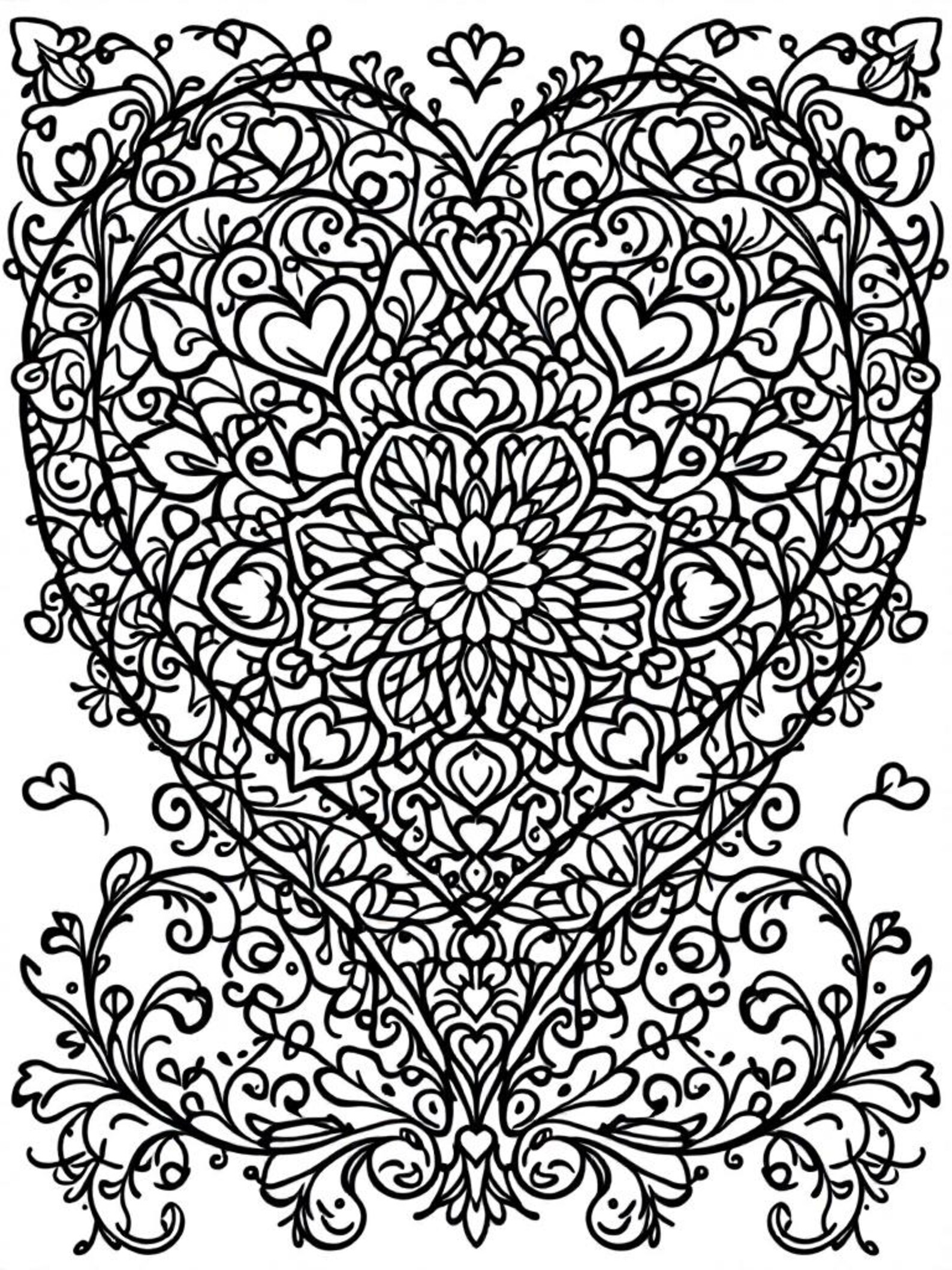 Mandala 20 Coloring Pages Downloadable - Etsy