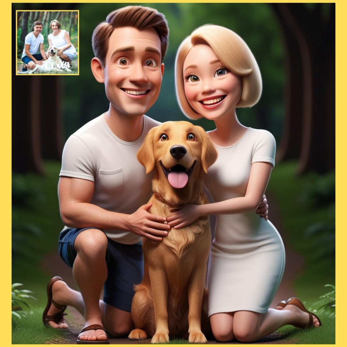 Custom Cartoon Animation, Custom Portrait Draw, Cartoon Portrait From ...