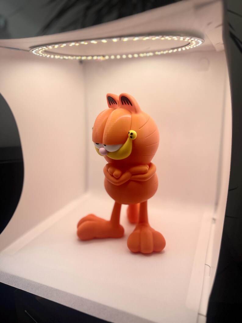 Cute Garfield Figure | 3D Printed Garfield Figure | Huge 25cm ...