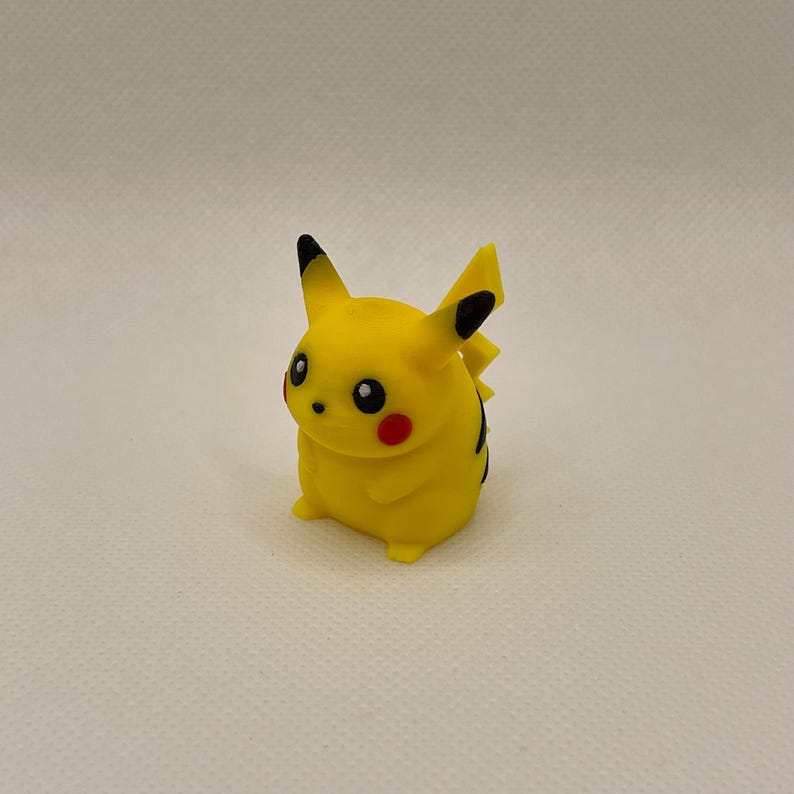 Cute Pikachu Figurine 3D Printed Tiny Pokemon Pokemon Gifts Pokemon ...