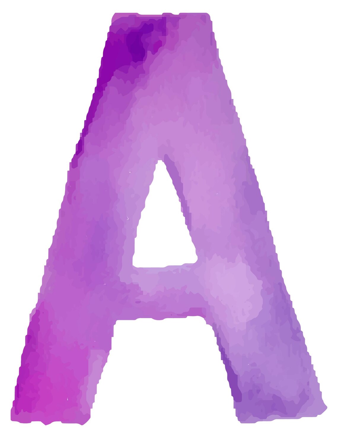 Colourful Watercolour Alphabet Cards - Digital Prints - Wall Art ...