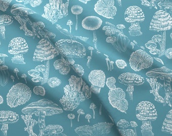 Mushroom fabric | Etsy