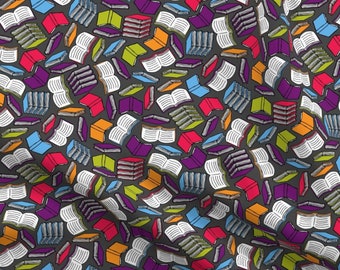 BOOKSHELF BOOK Fabric Curtain Upholstery Cotton Material / | Etsy