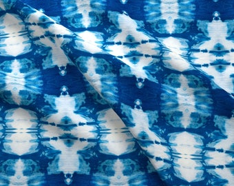 Indigo fabric | Etsy