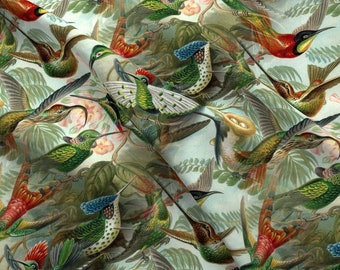 Hummingbird fabric | Etsy