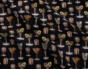 Cocktail fabric | Etsy