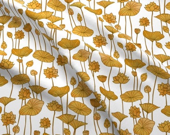 Lotus fabric | Etsy