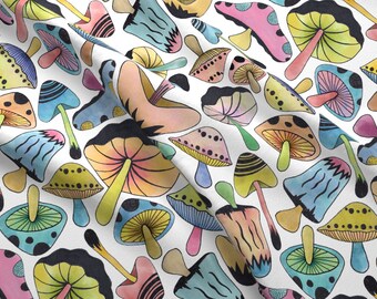 Mushroom fabric | Etsy