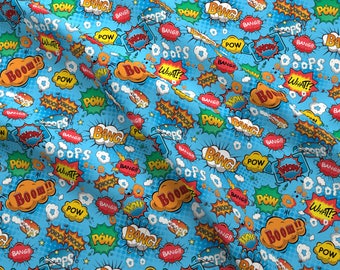 Comic book fabric | Etsy