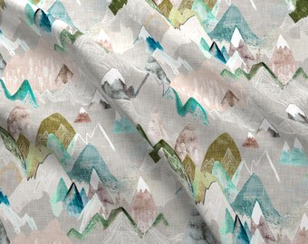 Mountain fabric | Etsy